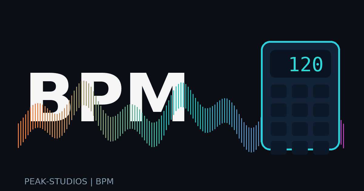 BPM-Rechner – Tempo in Beats per Minute bestimmen