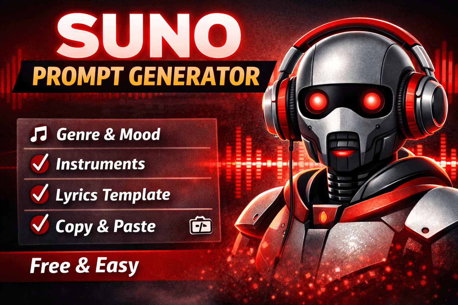 Suno Prompt Generator – Für bessere KI-Songs